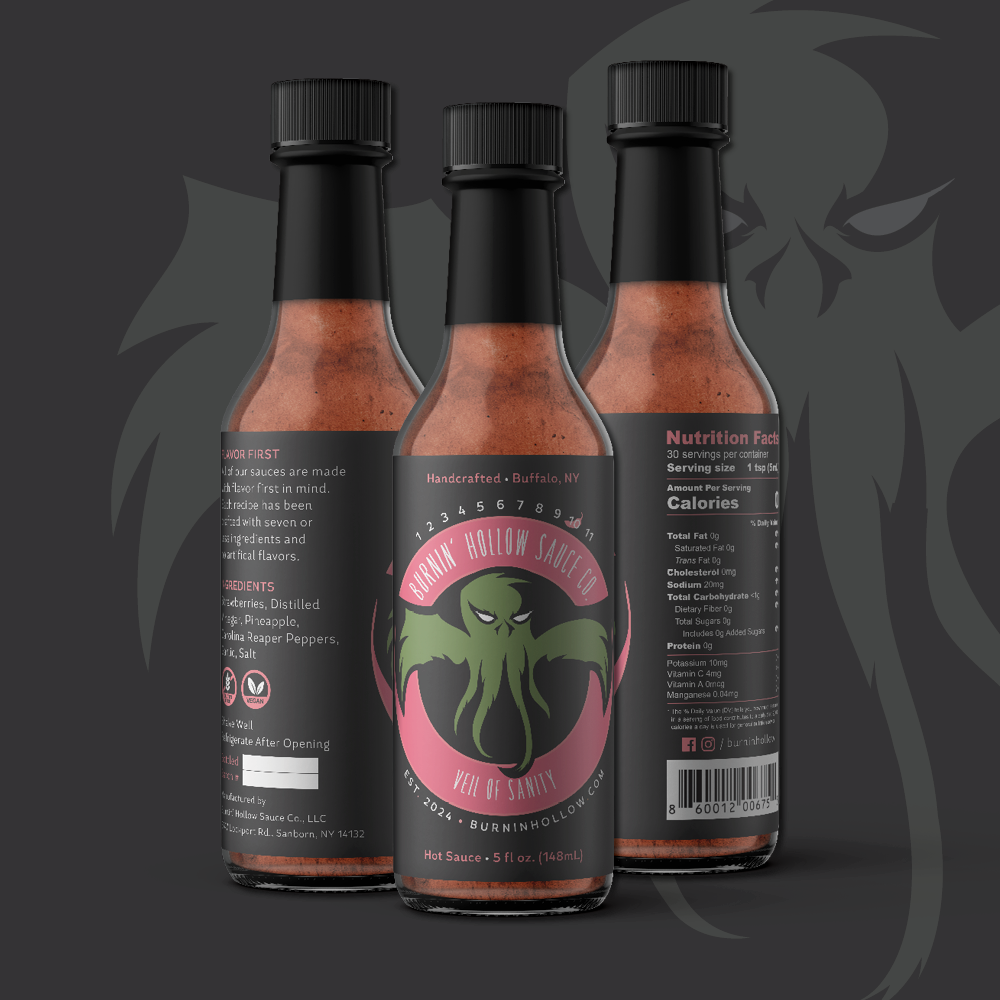 The Deep Inferno Scorpion Pepper Hot Sauce | Burnin' Hollow Sauce Co., LLC